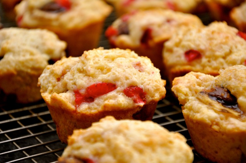 Strawberry, Banana & Nutella Muffins – Muffin Mama